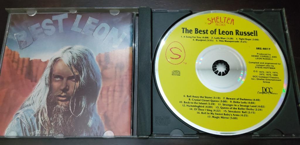 Cd Leon Russell The Best of Leon Russell DCC 1990, Hobbies & Toys ...