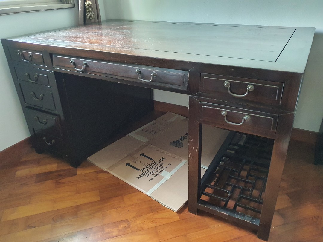 FIRE SALE Chinese antique study table, Furniture & Home Living ...