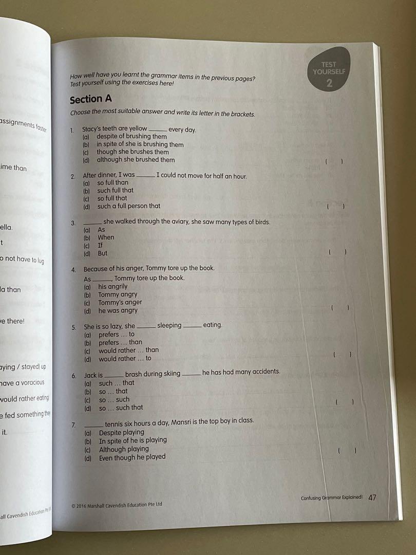 Confusing Grammar Explained by Alvin Teo, Hobbies & Toys, Books ...