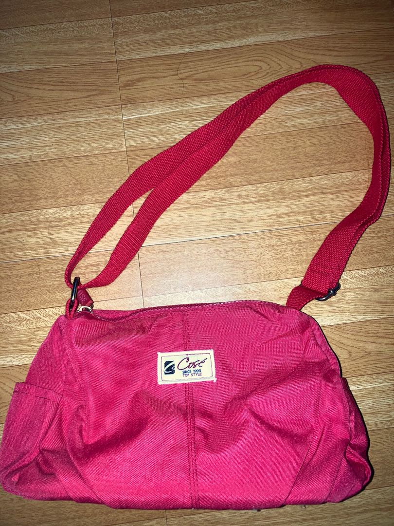 Cose Red Baguette Bag, Women's Fashion, Bags & Wallets, Shoulder Bags ...