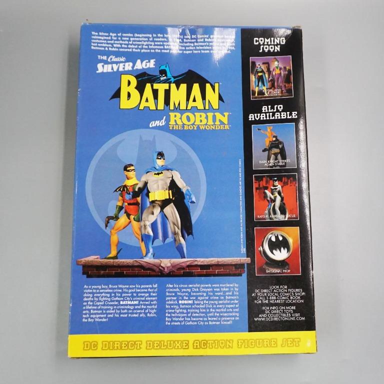 DC Direct Batman and Robin The Classic Silver Age Deluxe Action Figure ...