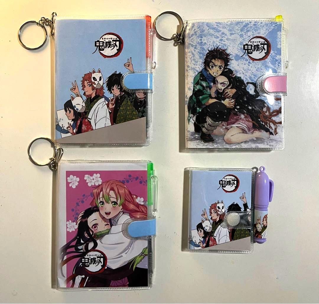 Demon slayer kimetsu no yaiba ghost edge diary notebook with pen Anime ...