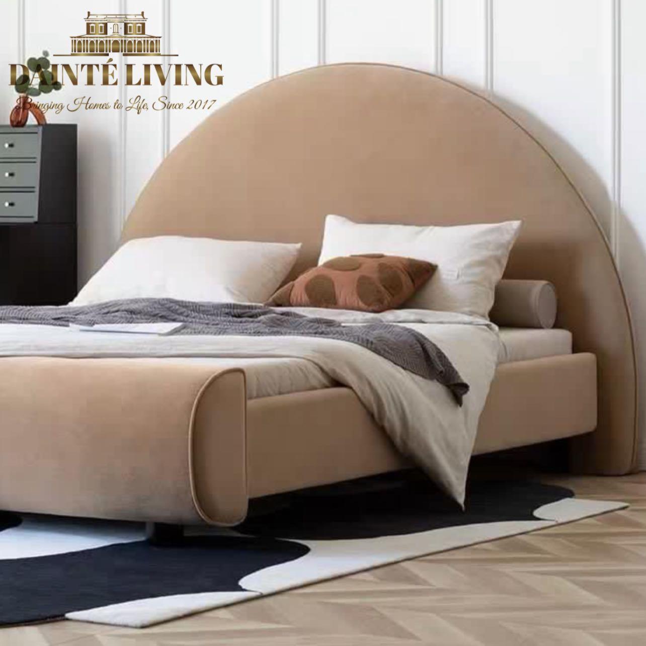 Dome Velvet Bespoke Bed Frame, Furniture & Home Living, Furniture, Bed ...
