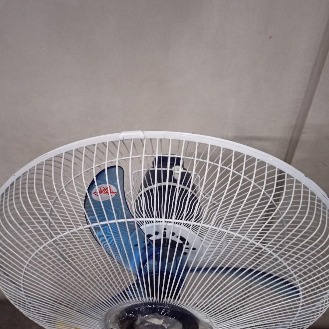 Dowell 18" electric stand fan blue industrial motor banana blade ...