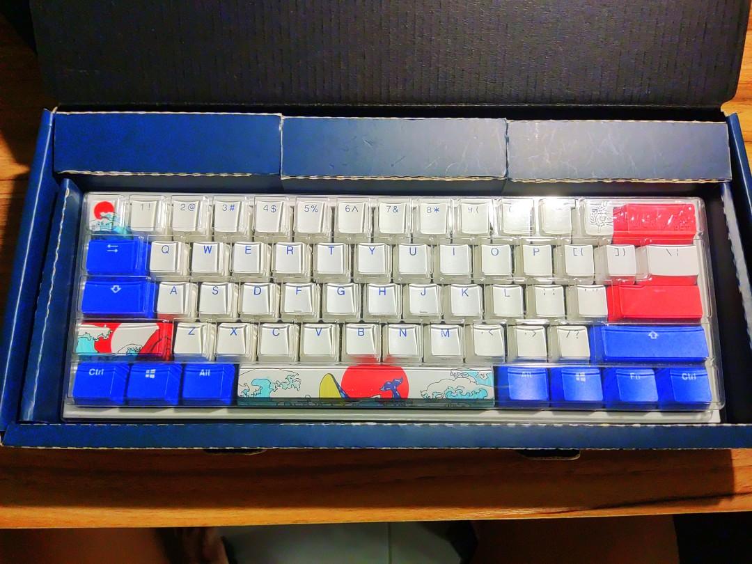 Ducky One 2 Mini (MX Blue) with custom keycaps, Computers & Tech, Parts ...
