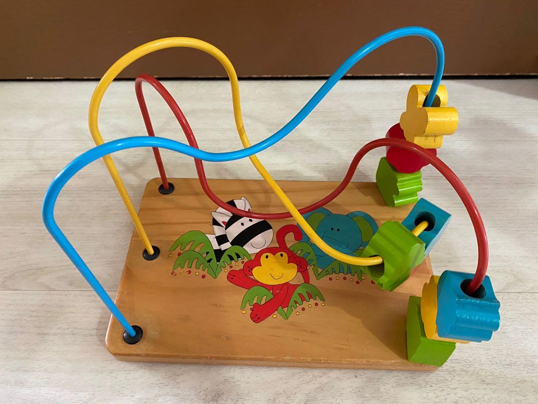 ELC wooden bead frame, Babies & Kids, Infant Playtime on Carousell