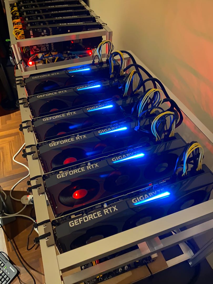 Ethereum Mining Rig | 6 RTX 3070, Mobile Phones & Gadgets, Other ...