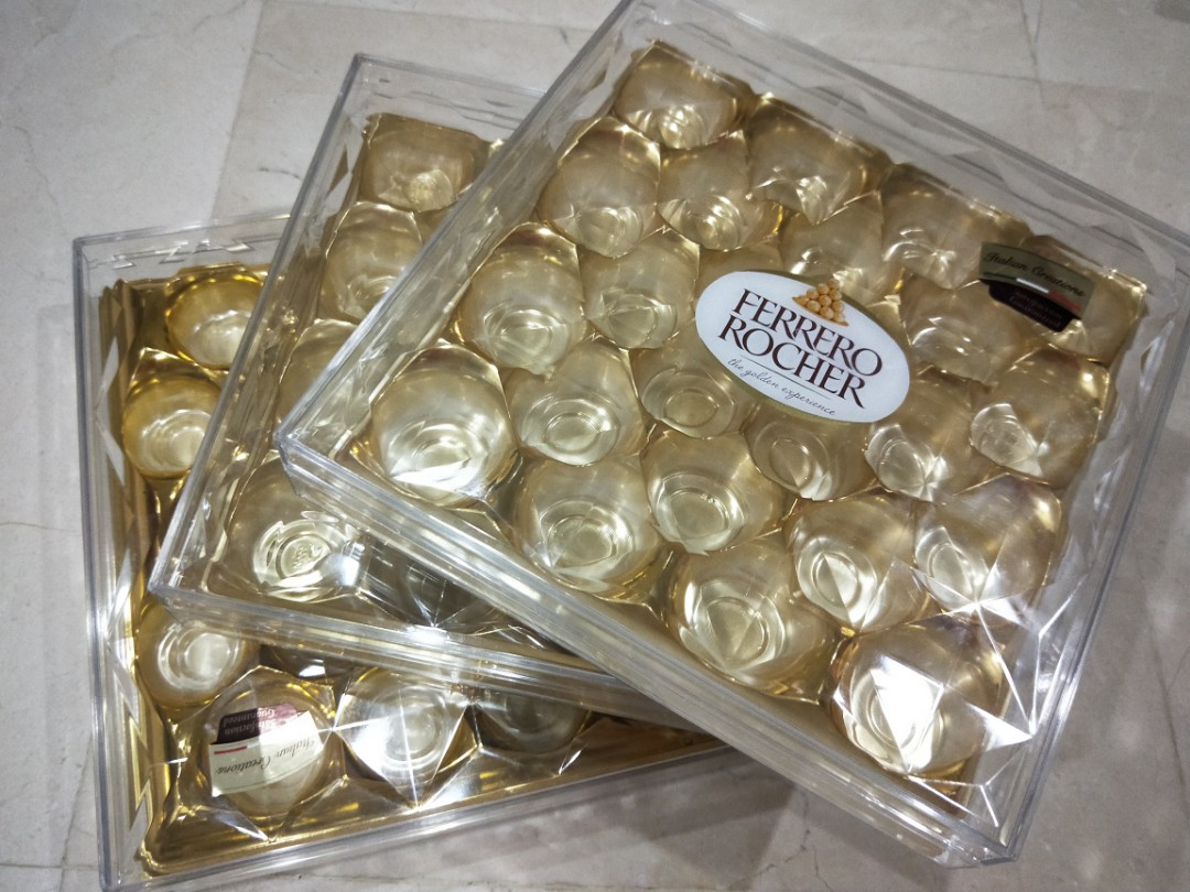 Ferrero Rocher empty boxes, Furniture & Home Living, Kitchenware ...