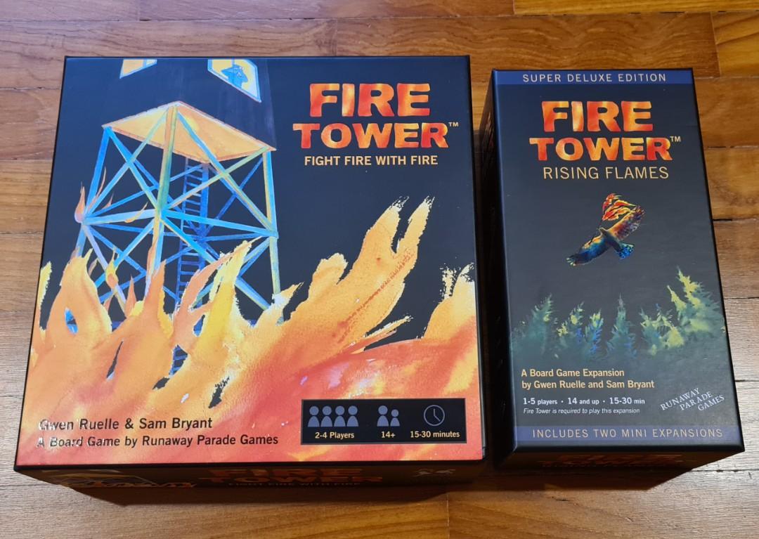 Fire Tower game with exclusive KS expansion, Hobbies & Toys, Toys ...