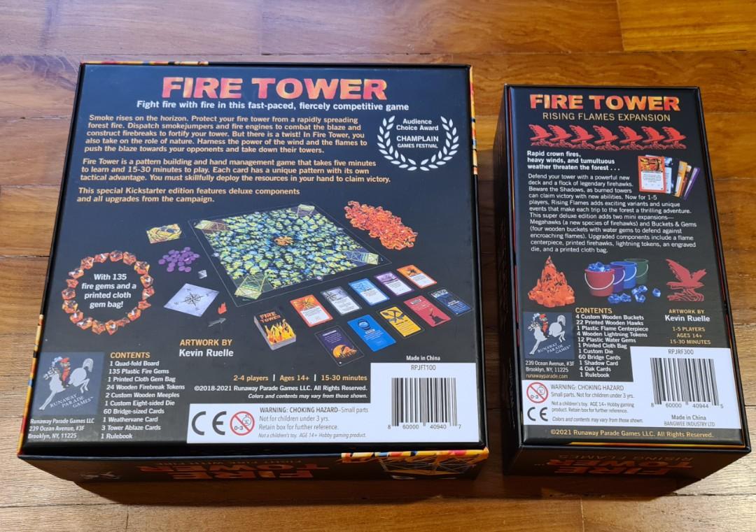 Fire Tower game with exclusive KS expansion, Hobbies & Toys, Toys ...