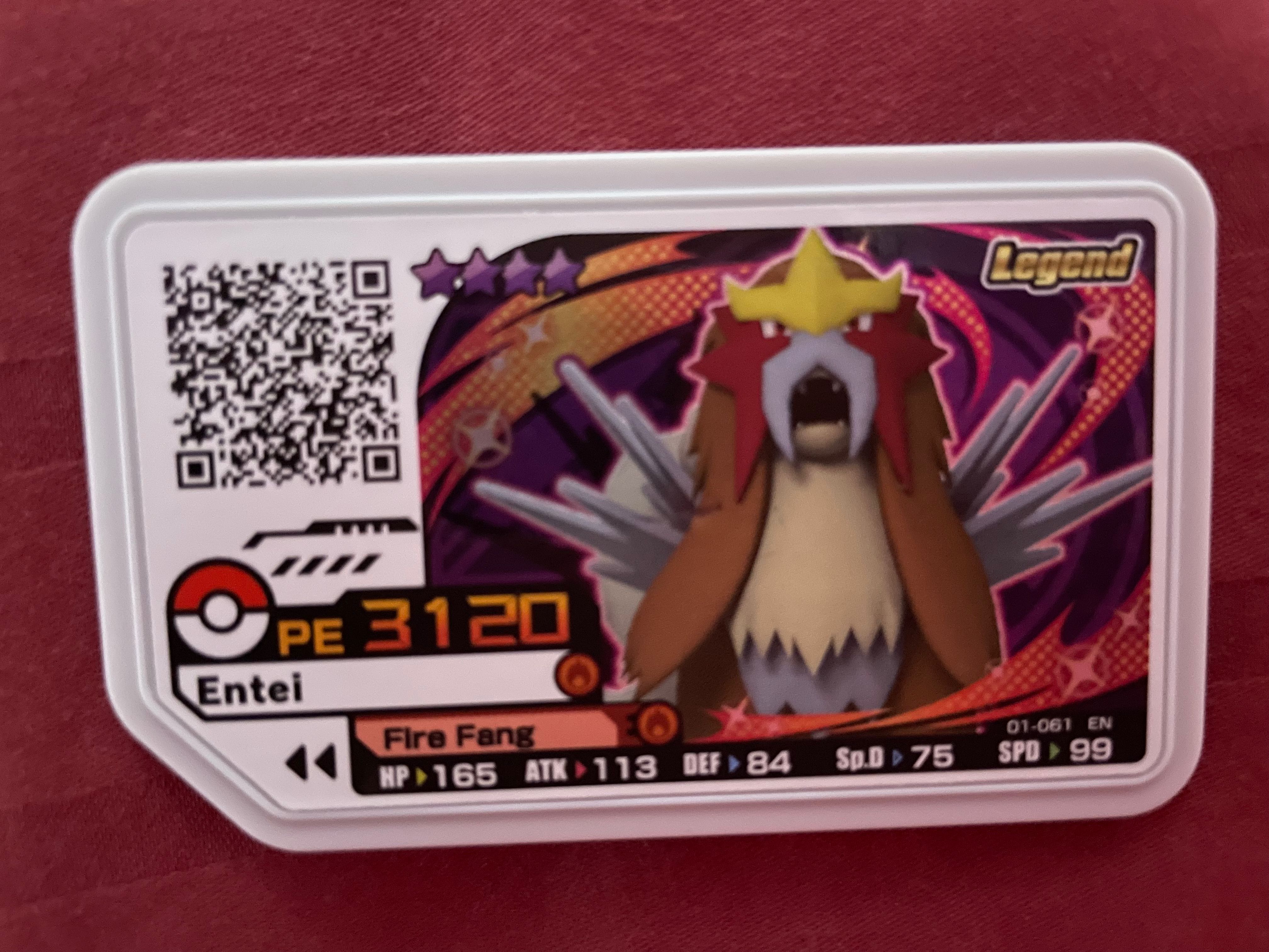 Ga Ole 4 stars Entei legend, Hobbies & Toys, Toys & Games on Carousell
