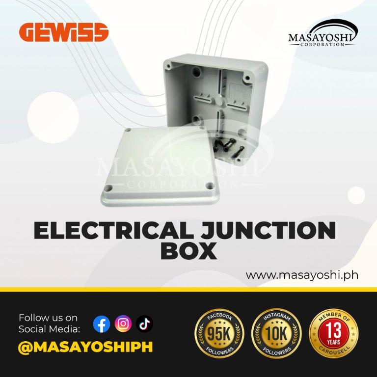 GEWISS Electrical Junction Box 240X190X90 IP56 | Model# GW44208 ...