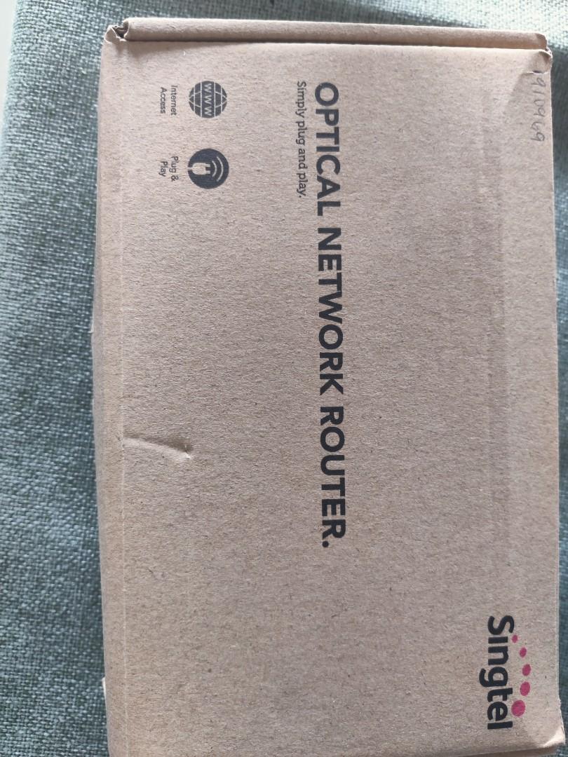 Huawei Singtel optical network router, Computers & Tech, Parts ...
