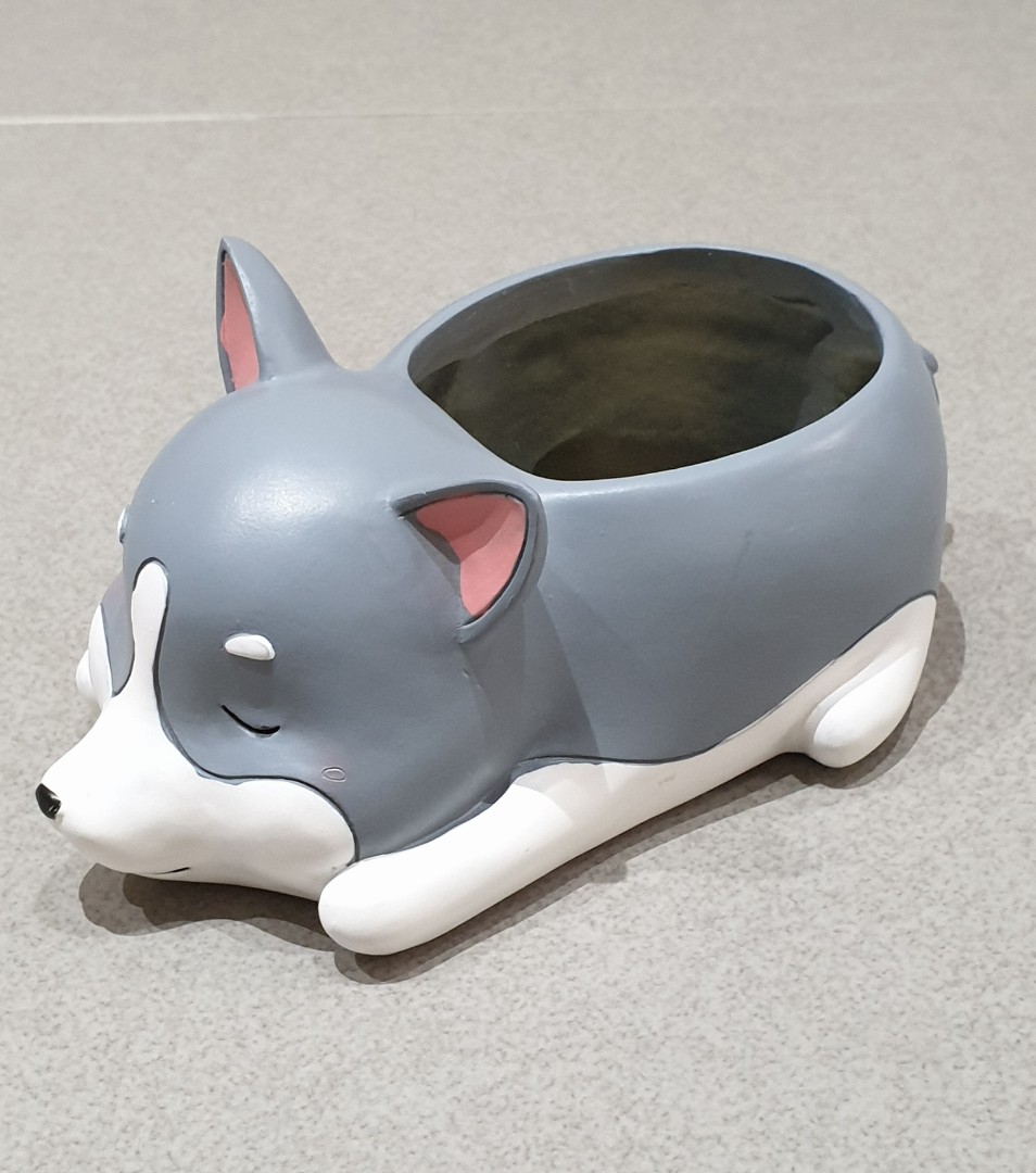 Husky planter pot, Furniture & Home Living, Gardening, Pots & Planters ...