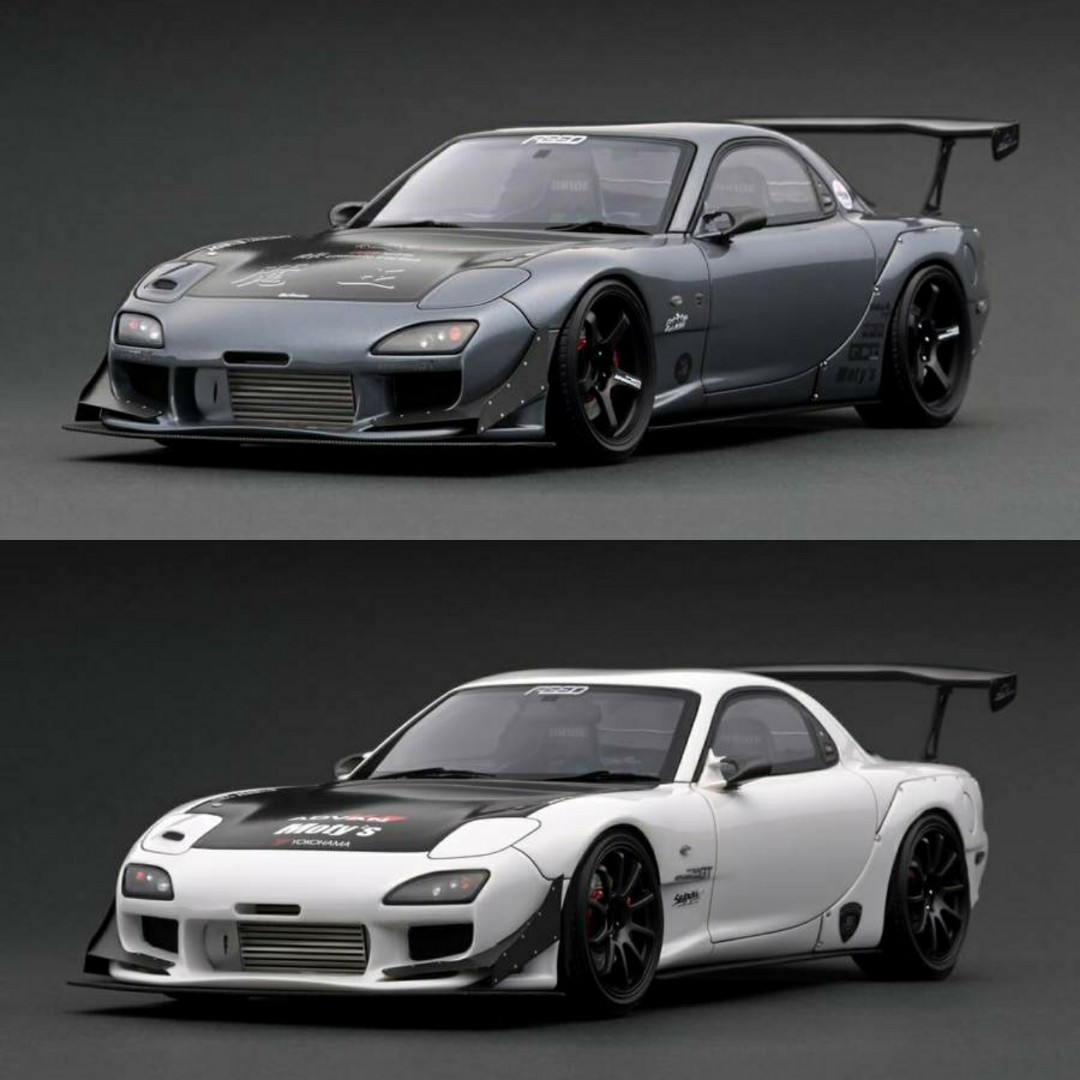 Ignition Model 1/18 FEED RX7 (FD3S) Gun Metallic (IG2041), Hobbies ...