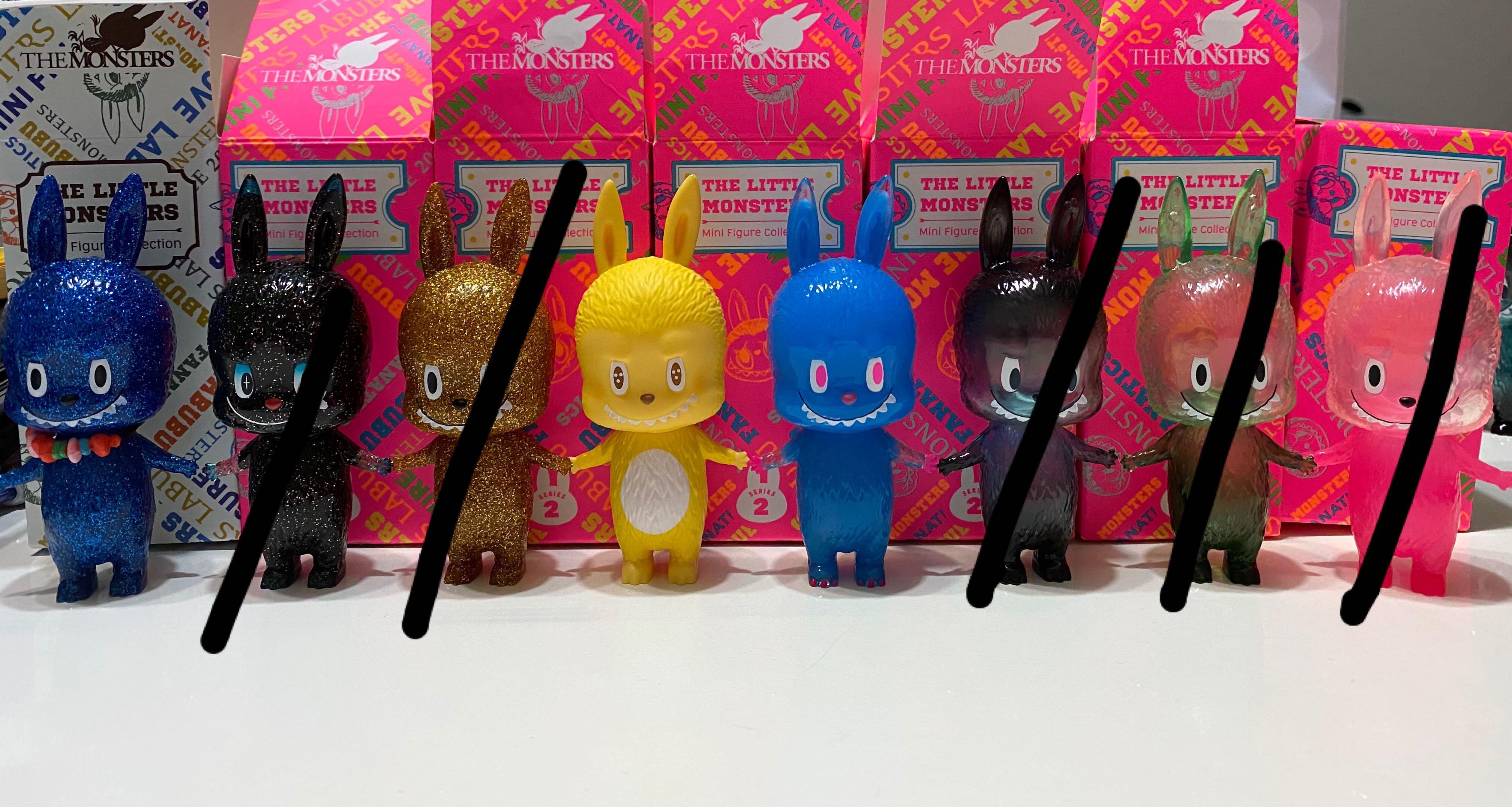 Labubu Pop mart x HOW 2 WORK Labubu The Little Monsters Mini Figure ...