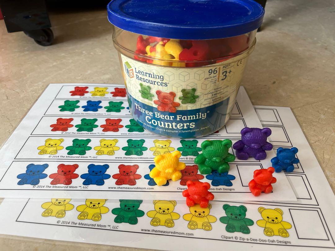Learning resources teddy bear counters. For math, patterns, addition ...