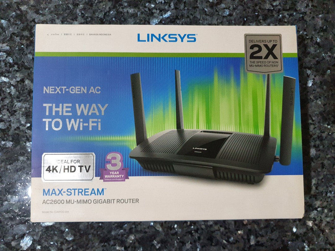 Linksys EA8100-AH Gigabit Router, Computers & Tech, Parts & Accessories ...