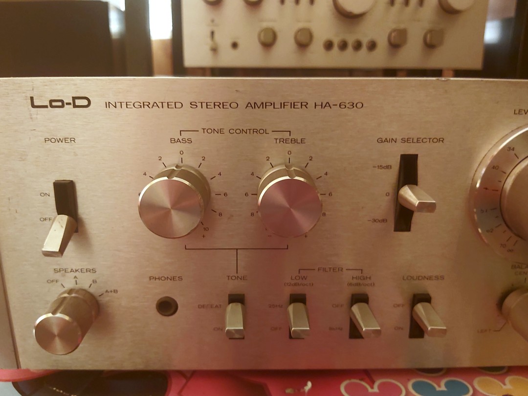 Lo-D (Hitachi) Vintage Integrated Amplifier, Audio, Soundbars, Speakers ...