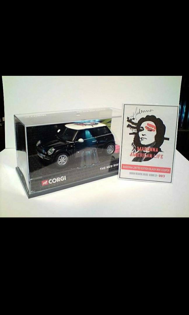 Madonna American Life Code 3 Corgi Mini Cooper Diecast Complete Lot ...