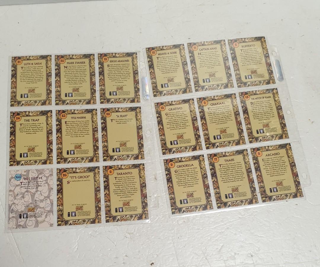 groo trading cards, Hobbies & Toys, Toys & Games on Carousell