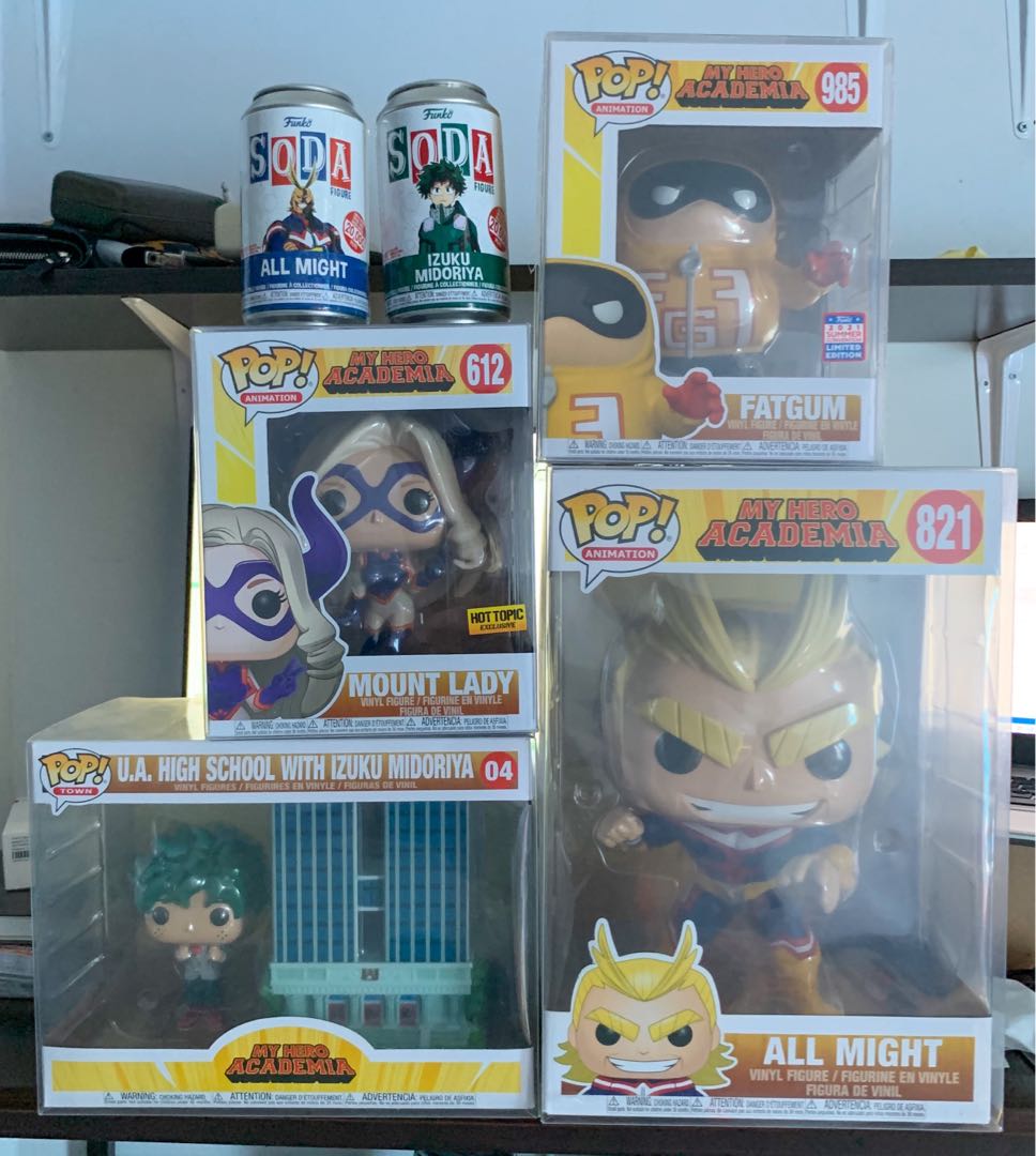 MHA Funko Pops +, Hobbies & Toys, Toys & Games on Carousell