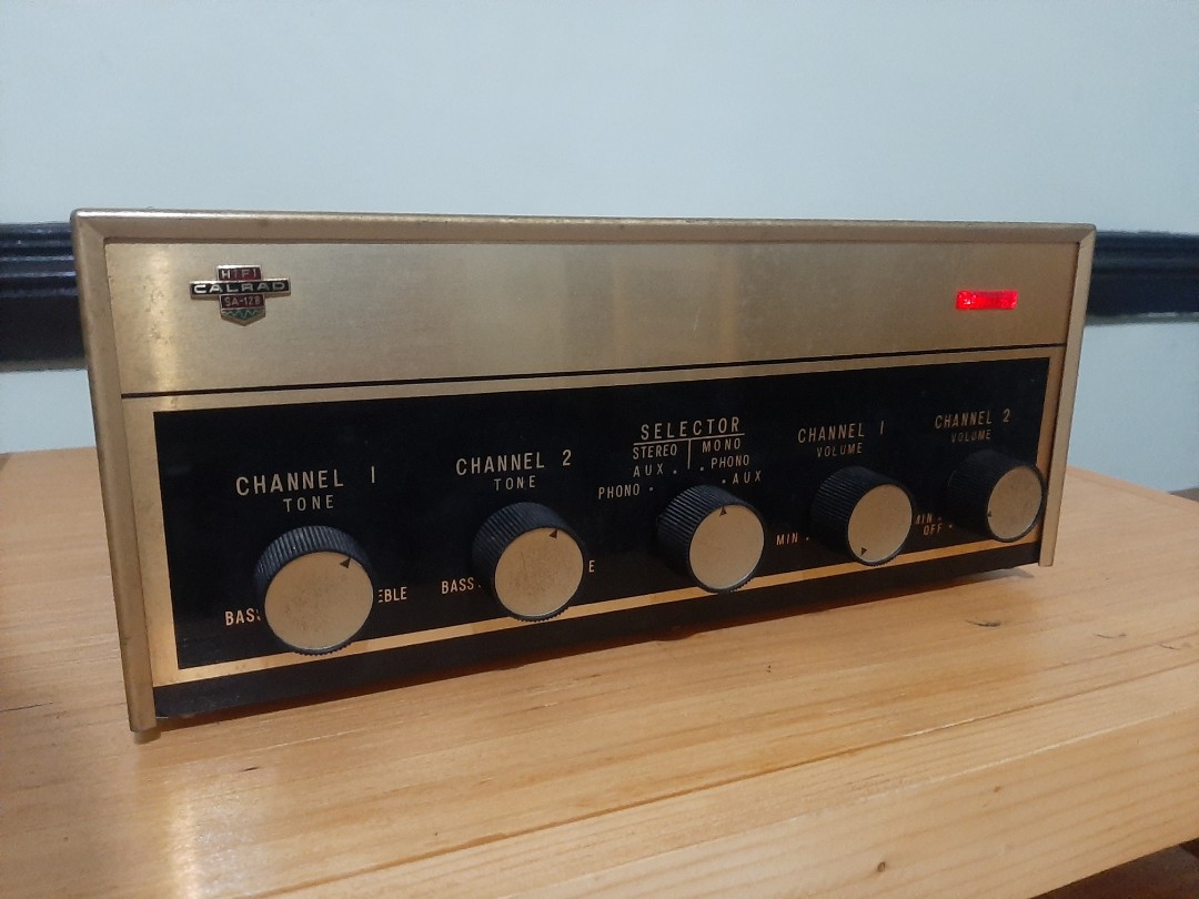 Mid 60s Calrad Hifi Single Ended Tube Amplifier, Audio, Soundbars ...