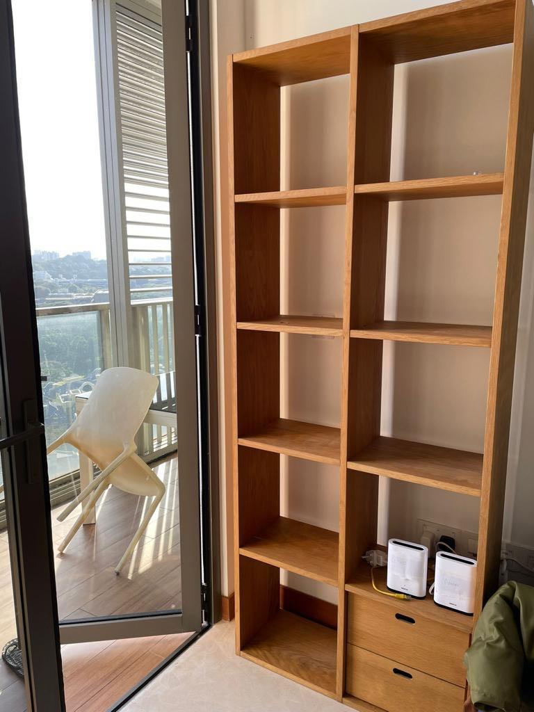 Muji Stacking Shelf Oak, Furniture & Home Living, Furniture, Shelves ...