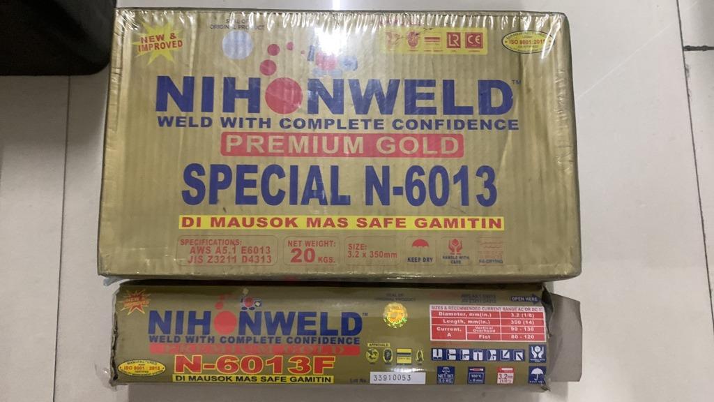 Nihonweld Special N-6013 F Premium Gold 3.2 x 350mm Welding Electrode ...