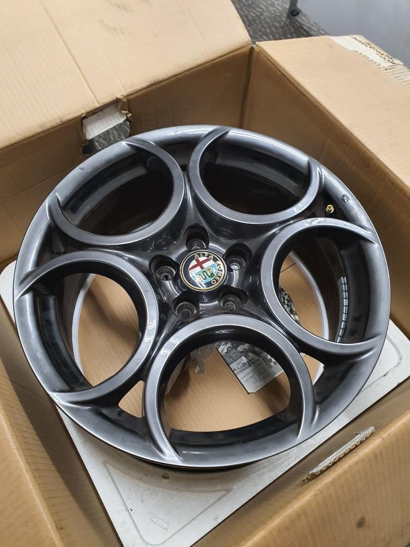 Original alfa romeo rims, Car Accessories, Tyres & Rims on Carousell