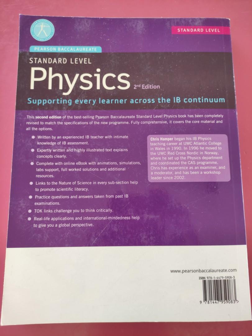 Pearson IB Standard Level Physics textbook 2nd edition, Hobbies & Toys ...
