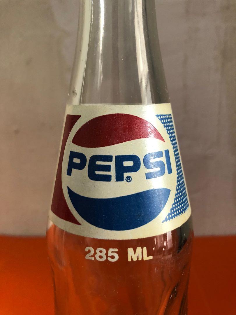 PEPSI GLASS BOTTLE, Furniture & Home Living, Home Decor, Vases ...