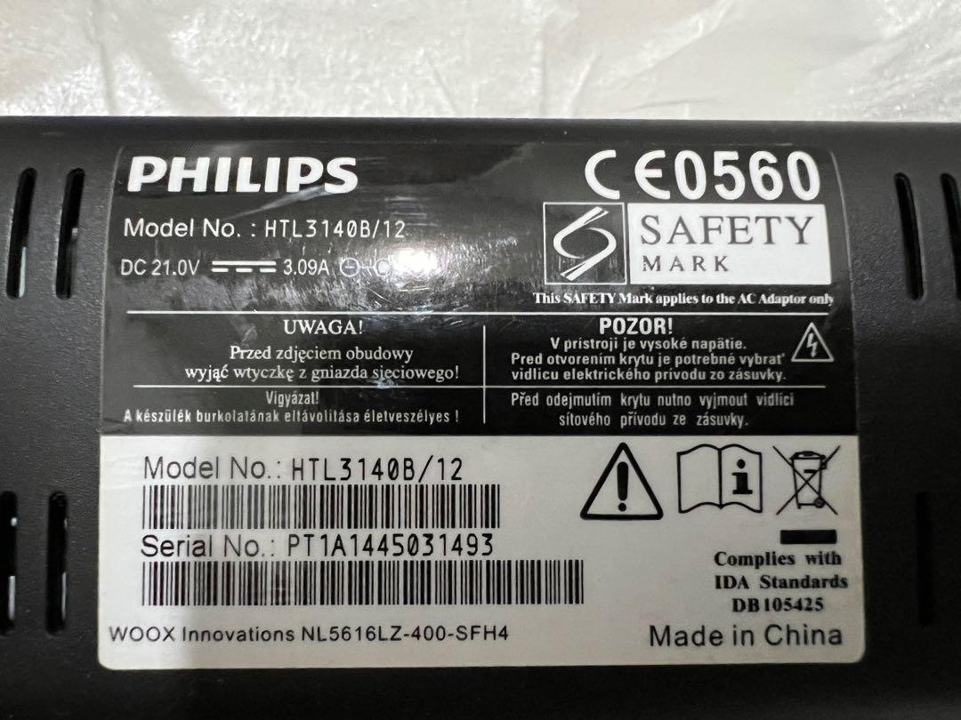 Philips HTL 3140S, Audio, Soundbars, Speakers & Amplifiers on Carousell