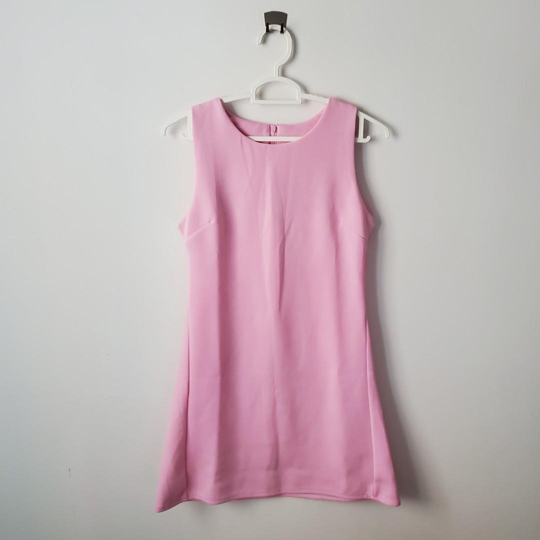 Pink Office Dress, Women's Fashion, Dresses & Sets, Dresses on Carousell