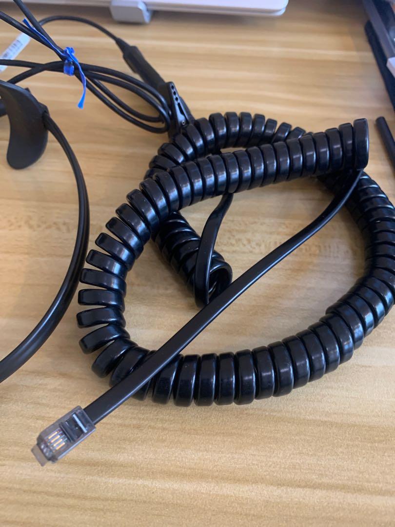 Plantronics headset with rj11 jack, Audio, Headphones & Headsets on ...