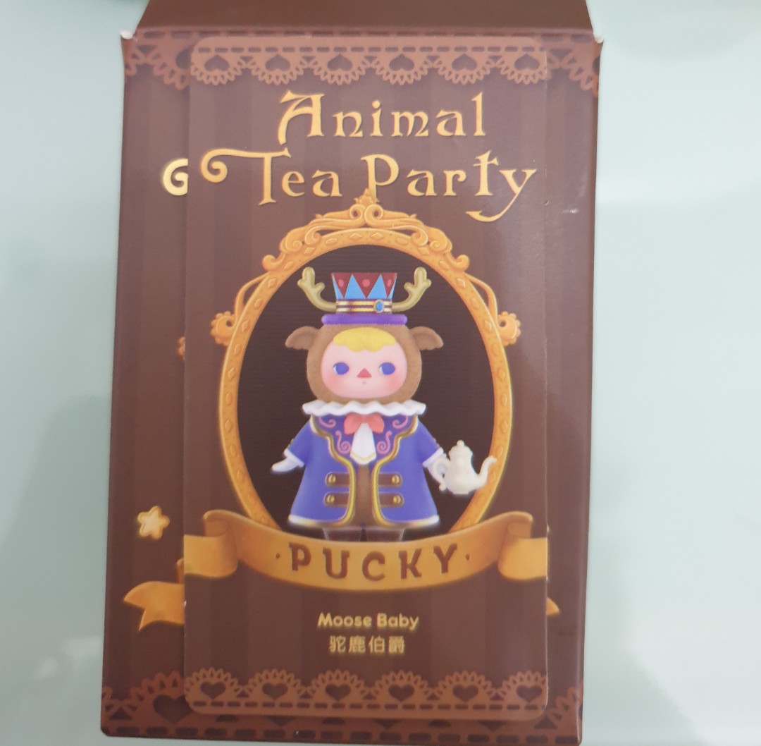 Popmart Pucky Animal Tea Party, Hobbies & Toys, Toys & Games on Carousell