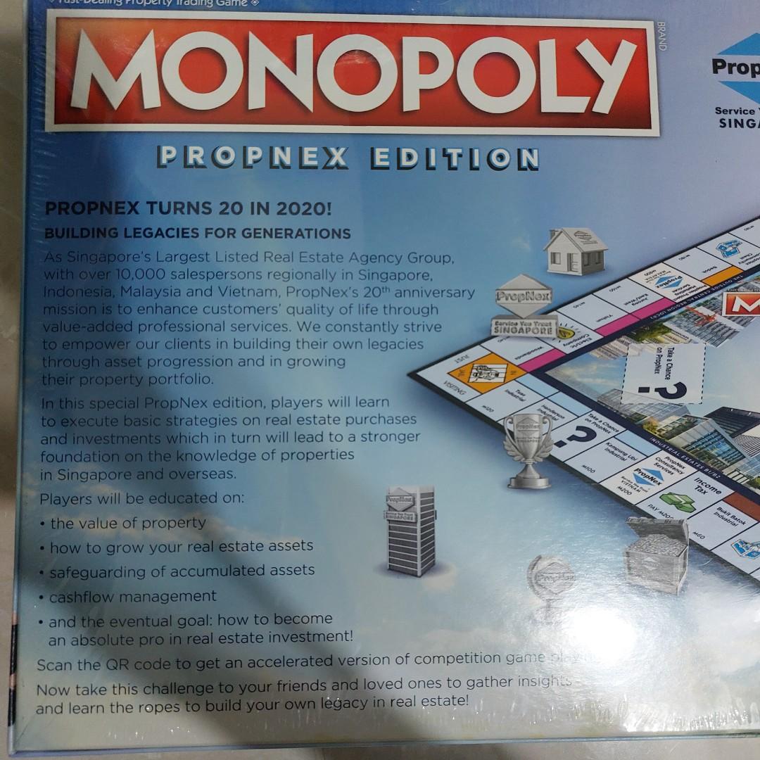 Propnex Monopoly Special Edition, Hobbies & Toys, Toys & Games on Carousell
