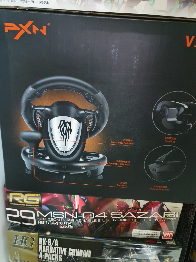 Racing wheel ( pxn v3 pro ), Computers & Tech, Parts & Accessories ...