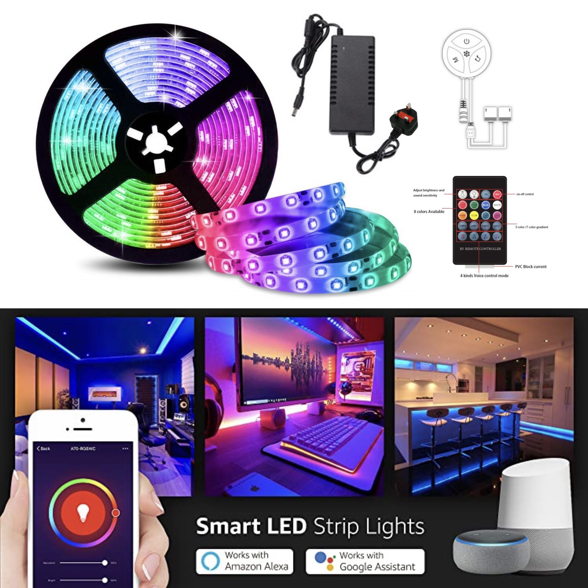Signature Smart LED Strip - 5 Meters or 10 Meters - Smart Home ...