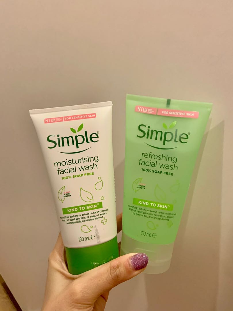 Simple Kind to skin Cleansers - moisturising and refreshing, Beauty ...