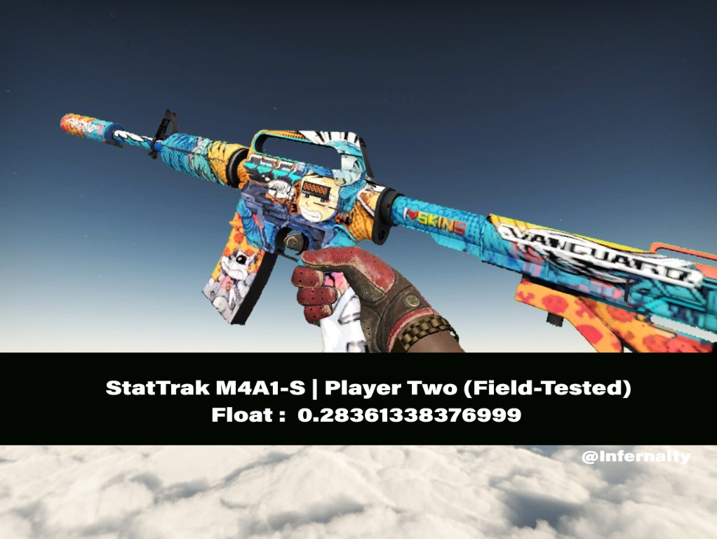 StatTrak M4A1-S Player Two FT CSGO SKINS KNIVES, Video Gaming, Gaming ...