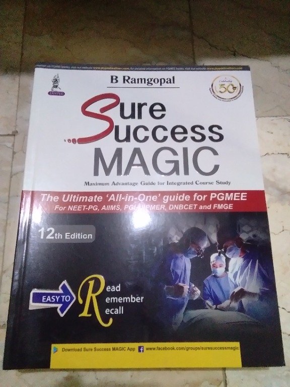 Sure Success Magic (All in one Guide for PGMEE), Hobbies & Toys, Books ...