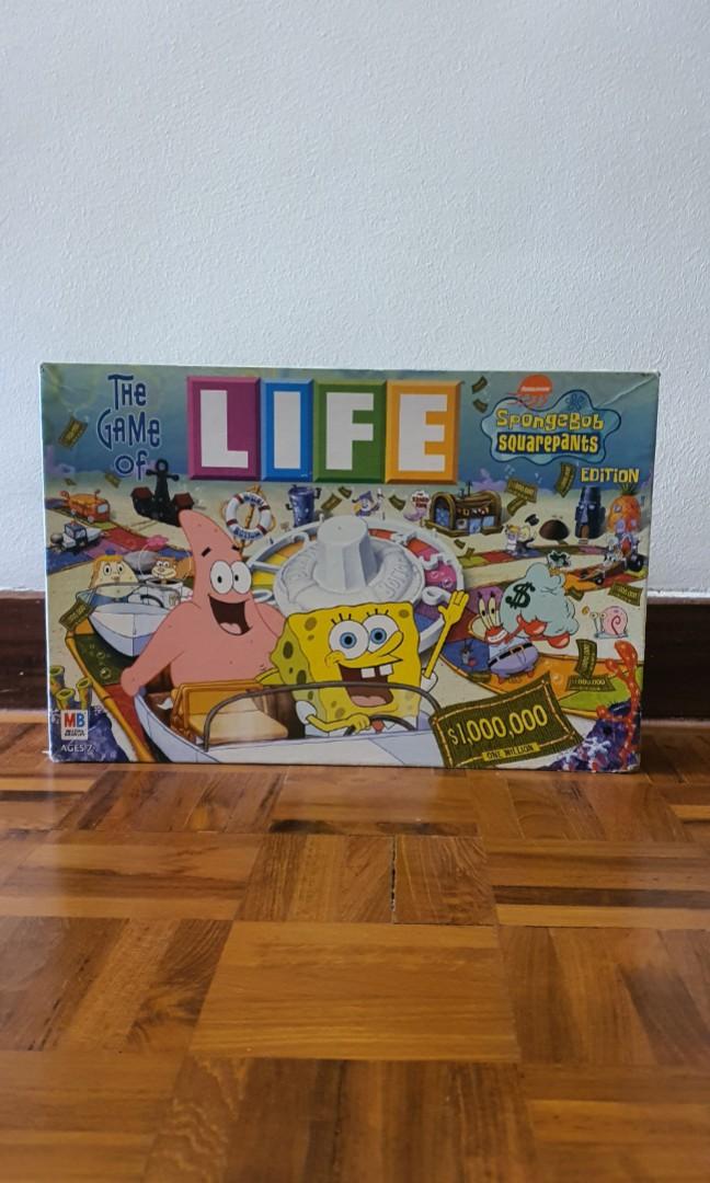 The Game of Life SpongeBob Squarepants Edition, Hobbies & Toys, Toys ...
