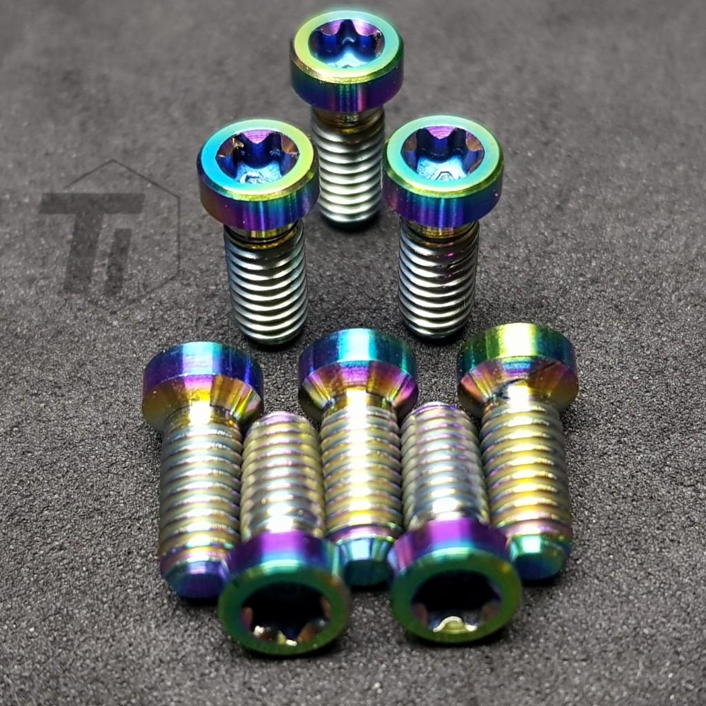 Titanium Bolt for SRAM Direct Mount Road Chainring |12 speed DUB Red ...