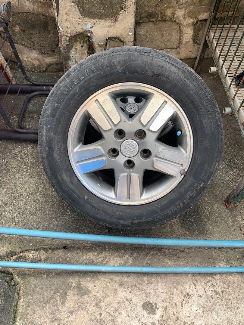 Toyota Innova Mags with tires - 1st gen, Car Parts & Accessories, Mags ...
