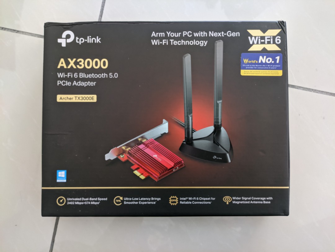 Tp link AX3000 wifi card for pc, Computers & Tech, Parts & Accessories ...