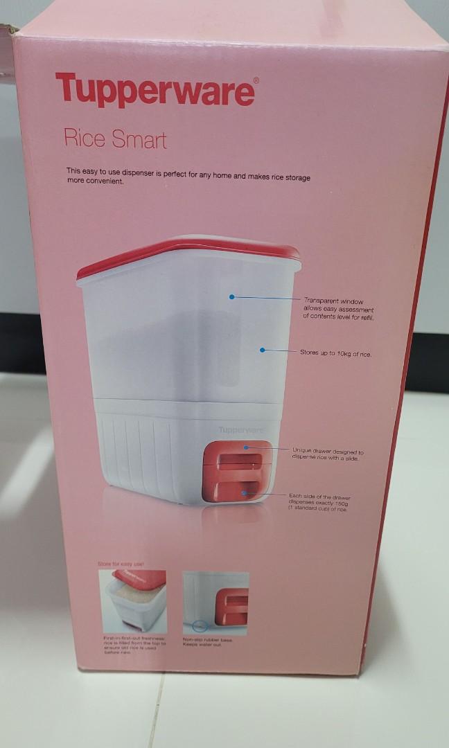 Tupperware Rice Smart Dispenser Container, Furniture & Home Living ...