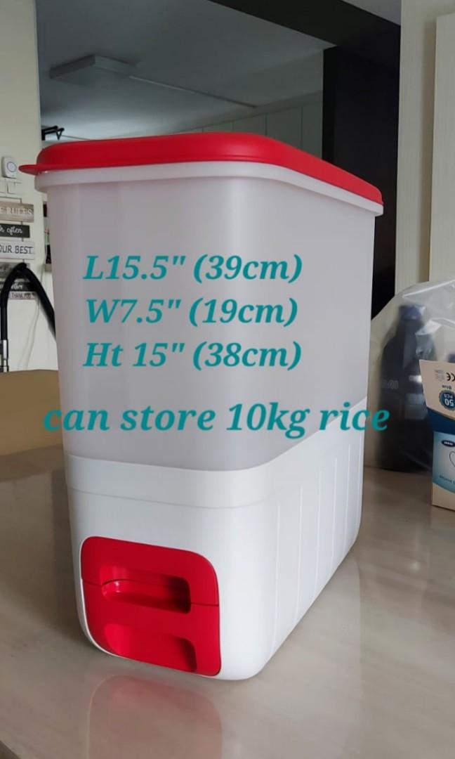 Tupperware Rice Smart Dispenser Container, Furniture & Home Living ...