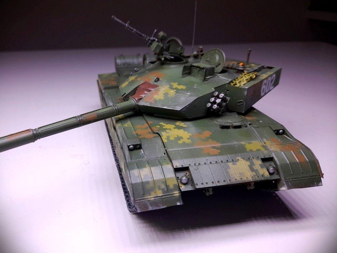 Type 96A MBT tank model with pixel camo/ 1:35 scale/96A式主战坦克, Hobbies ...