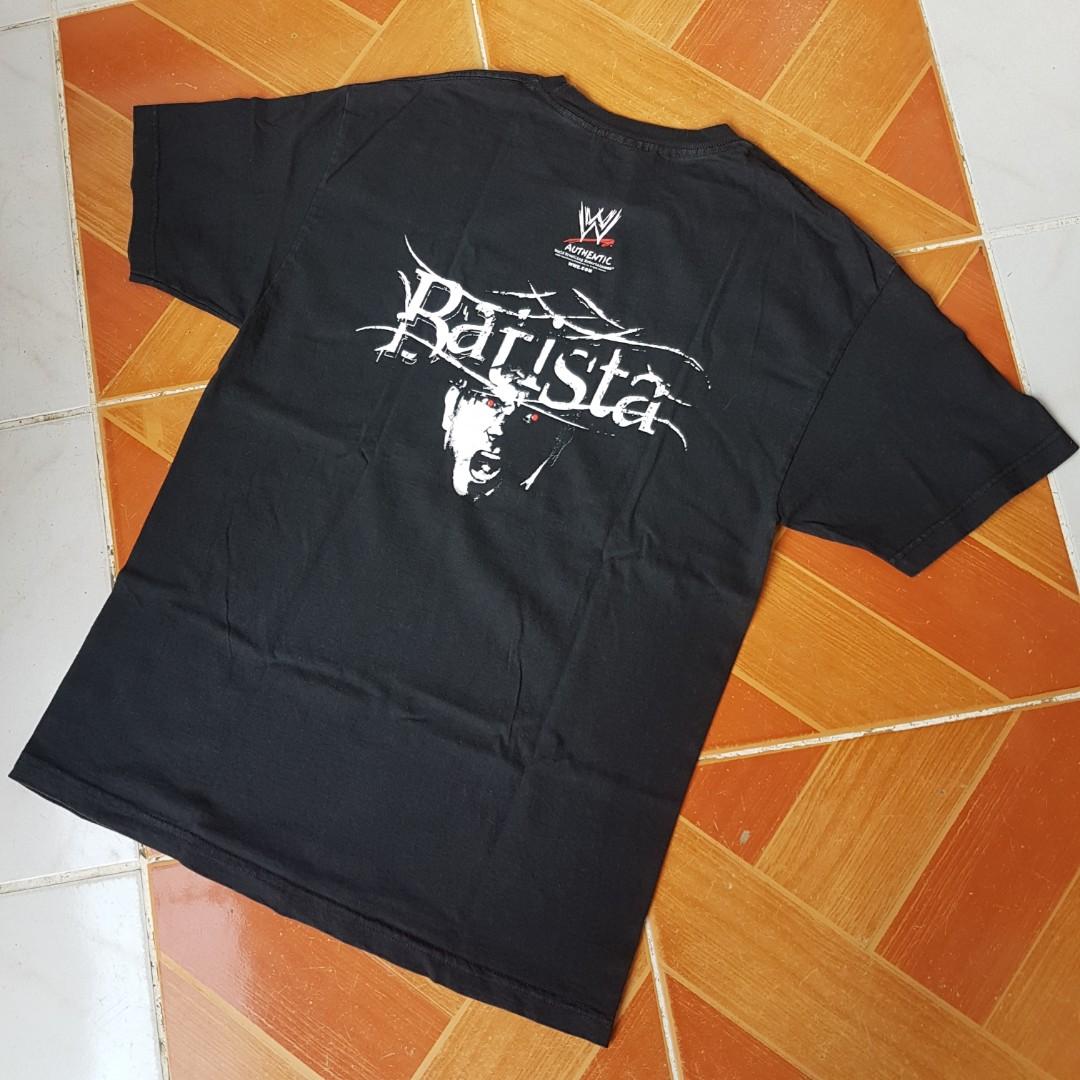 VINTAGE WWE BATISTA THE ANIMAL SHIRT, Men's Fashion, Tops & Sets ...